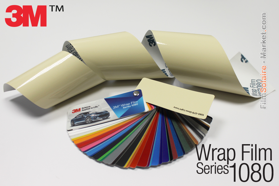 Film total covering - 3M series 1080 Wrap Film Ivoire Clair Brillant ...