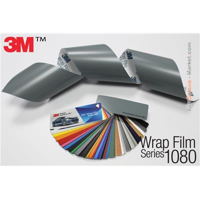 Film covering - 3M series 1080 Wrap Satin Battleship Grey S51 - car ...