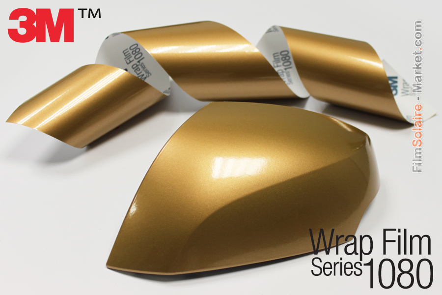 Film total covering - 3M series 1080-G241 Gloss Gold Metallic Wrap Film ...