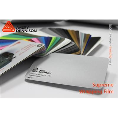 Matte Metallic Silver - Avery Dennison Supreme Wrapping Film - Total ...