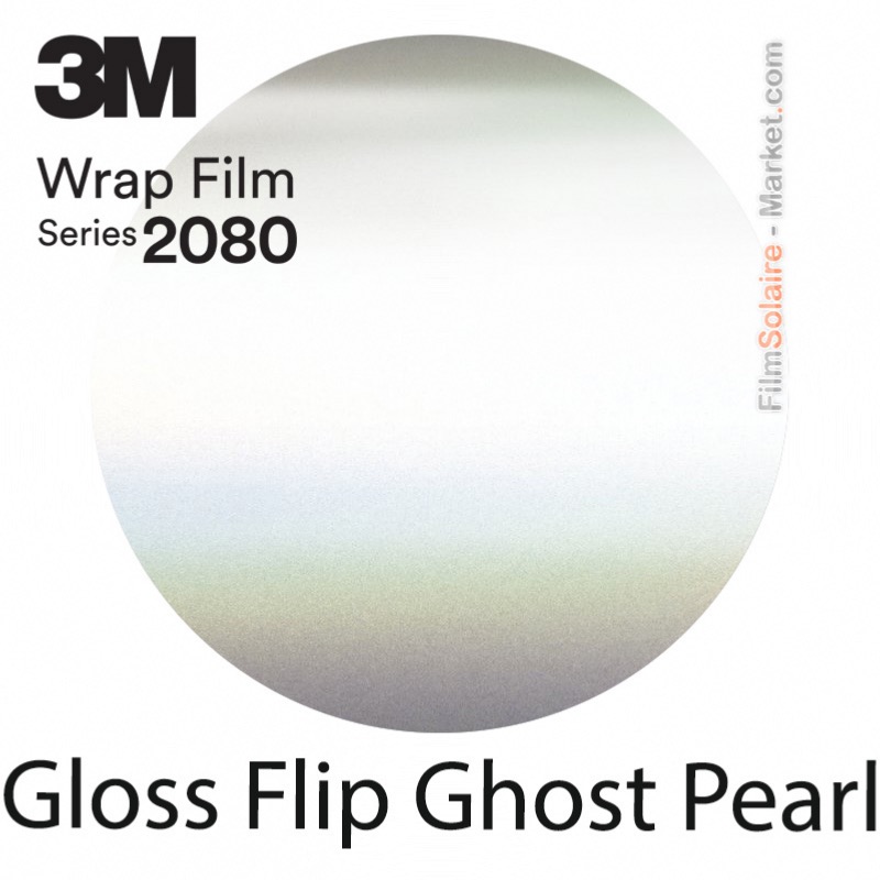 3M 2080 GP280 - Gloss Flip Ghost Pearl. Wrapping Film total covering
