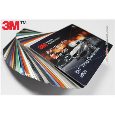 Le nuancier 3M 1080, 1380, 8900 - Wrapping Film, Overlaminate ...