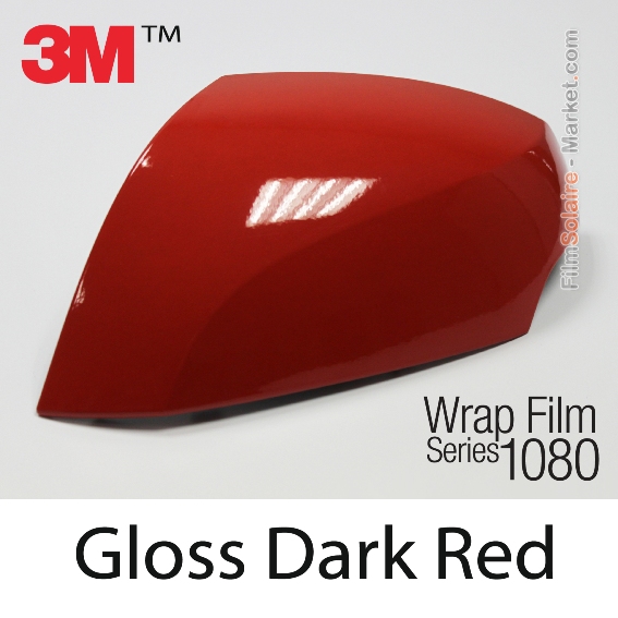Film total covering - 3M series 1080 Wrap Film Dark Red Brillant - car ...