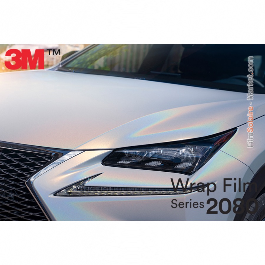 3M 2080 GP280 - Gloss Flip Ghost Pearl. Wrapping Film total covering